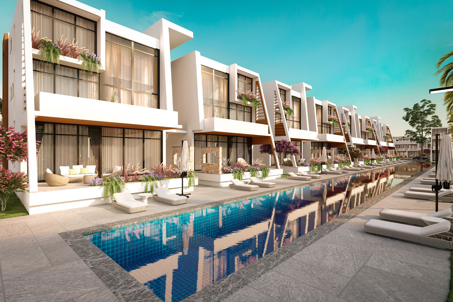 La Casalia Dovec, project in Tatlisu, Famagusta ready in December 2027