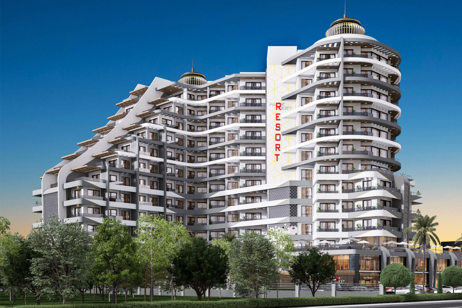 Park resort Under Construction highrise project in Lefke North Cyprus