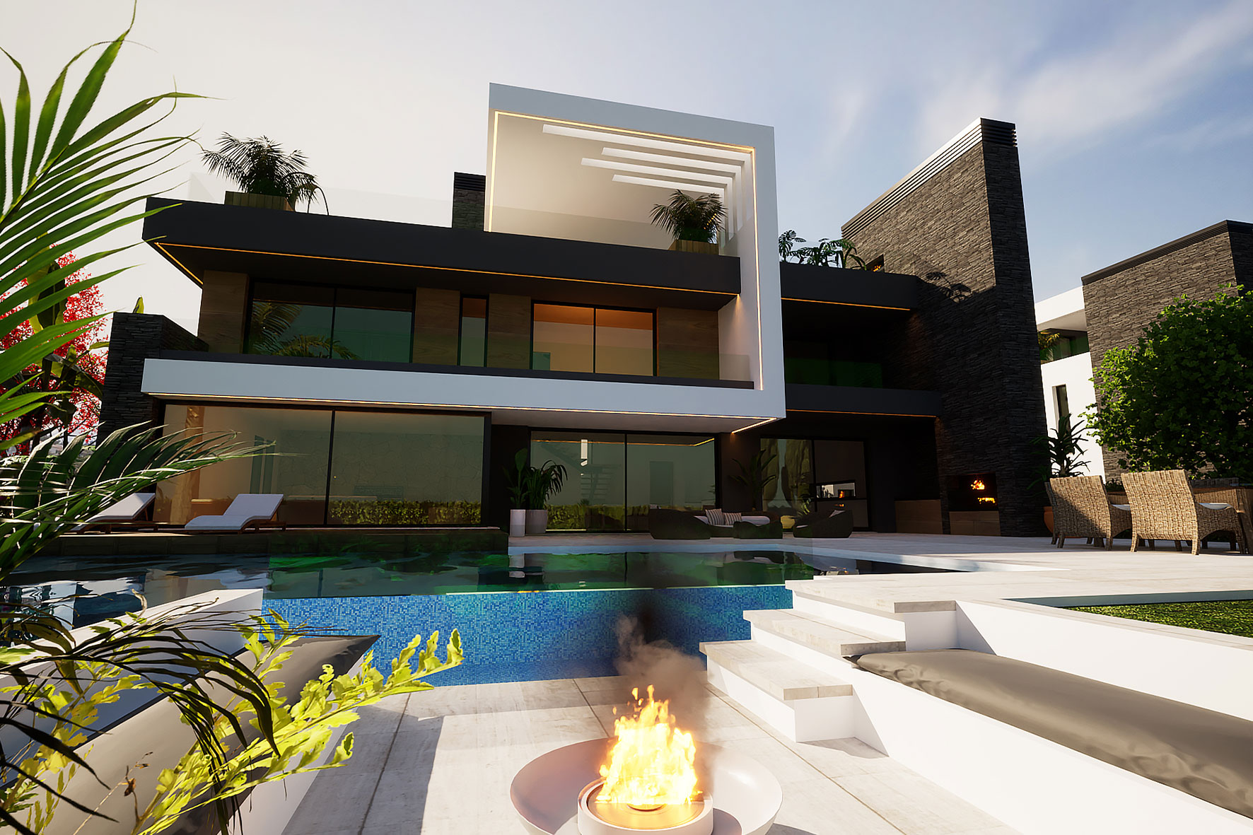 Tilia luxury villas, under construction project located in kyrenia