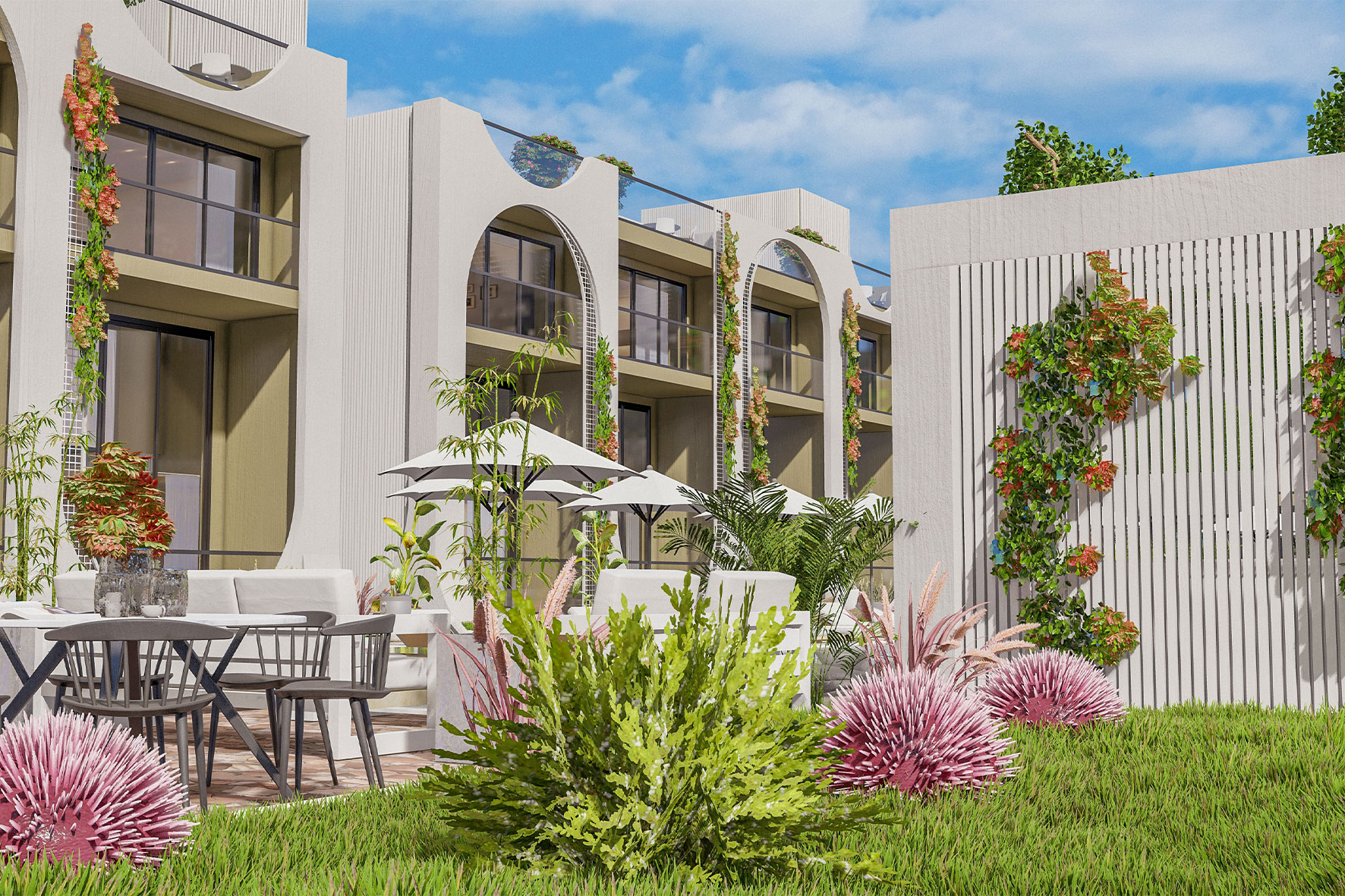Aqua Garden, under construction project located in Bahceli North Cyprus