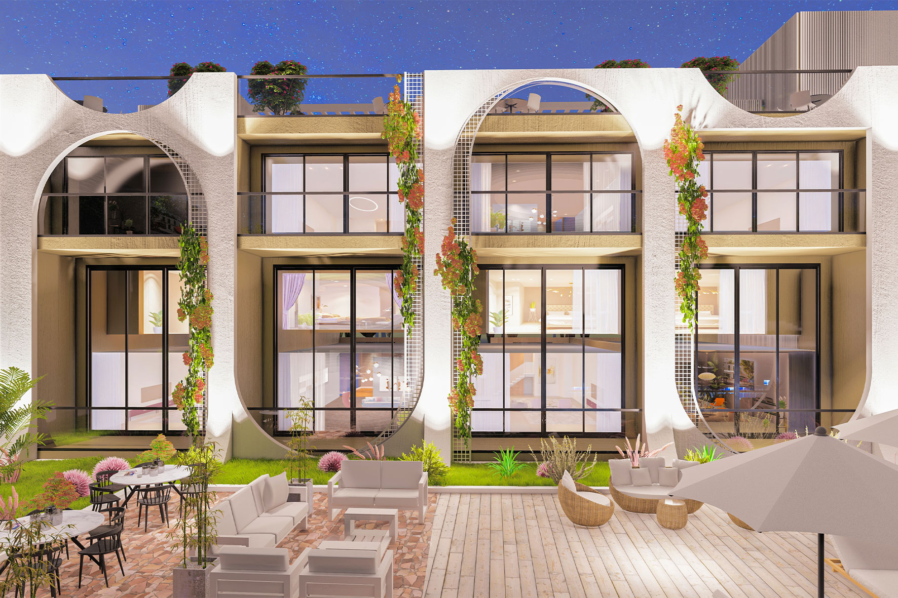 Aqua Garden, under construction project located in Bahceli North Cyprus